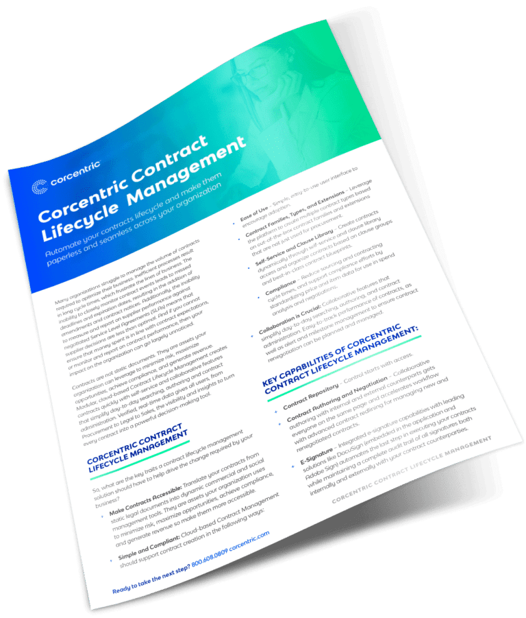 Contract Lifecycle Management (CLM) Software | Corcentric